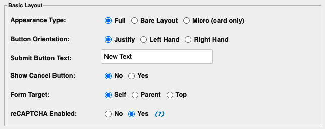 Change Submit Button Text on PayConex Hosted Payment Form