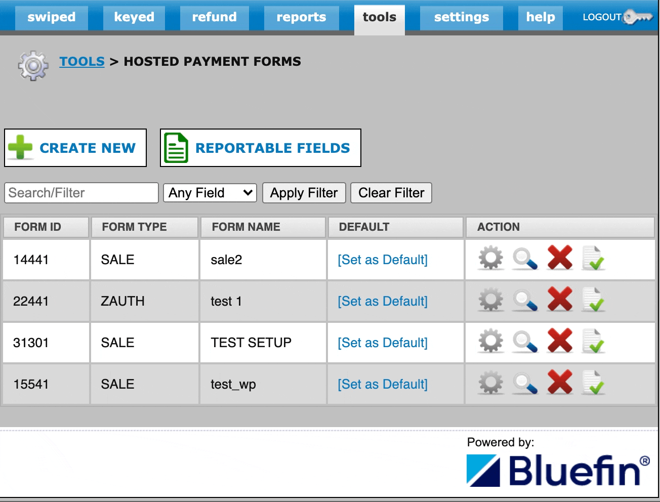 Create a Hosted Payment Form in PayConex