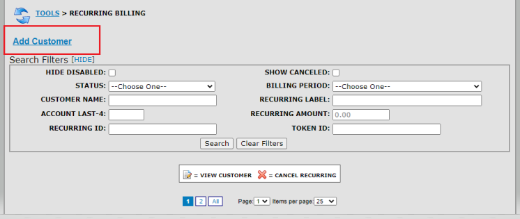 Set Up Recurring Billing in PayConex